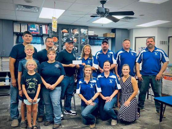 Sweet Home ISD donates to Sweety Home firemen | Lavaca County Today